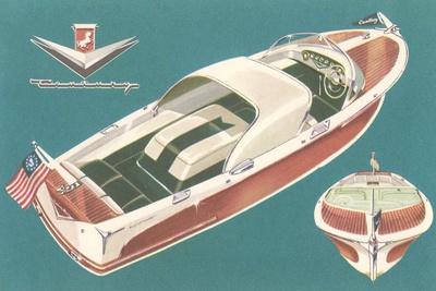 'Fifties Speedboat' Posters | AllPosters.com