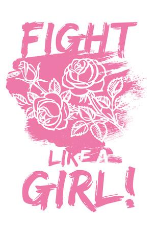 'Fight Like A Girl! - Pink' Posters | AllPosters.com
