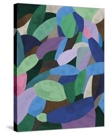 'Figurative Muddle' Stretched Canvas Print - Maja Gunnarsdottir ...