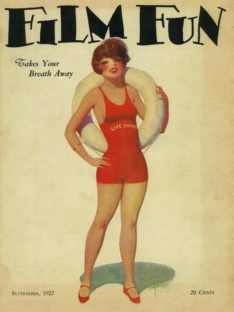 'Film Fun Magazine Cover' Print - Lantern Press | AllPosters.com
