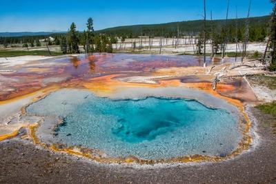 'Firehole Spring, Firehole Lake Road, Yellowstone National Park ...