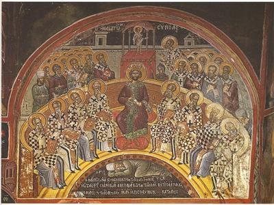 'First Council of Nicaea, First Half of 16th century' Giclee Print ...
