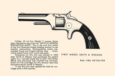 'First Model Smith & Wesson Rim Fire Revolver' Posters | AllPosters.com