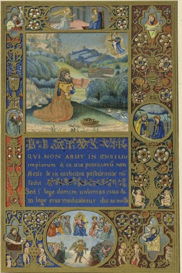 First Page Of A Psalter By Sinibaldo Of Perugia Giclee Print AllPosters First Page Of A Psalter By Sinibaldo Of Perugia Giclee Print AllPosters