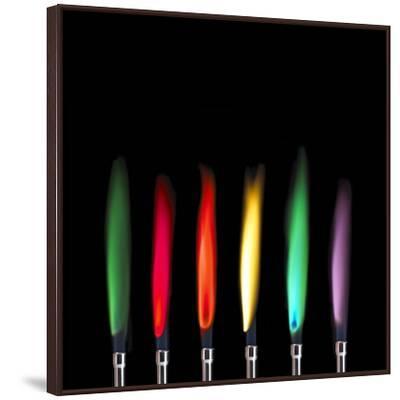'Flame Test Sequence' Photographic Print - Science Photo Library ...