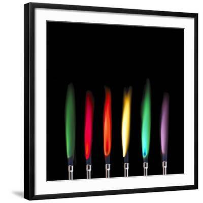 'Flame Test Sequence' Photographic Print - Science Photo Library ...