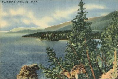 'Flathead Lake, Montana' Prints | AllPosters.com