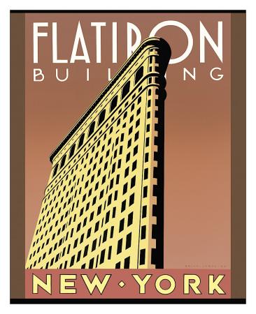 'Flatiron Building' Giclee Print - Brian James | AllPosters.com
