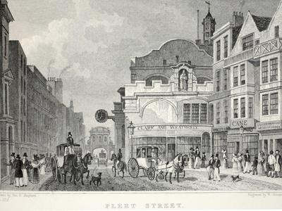 'Fleet Street, from 'London and it's Environs in the Nineteenth Century ...