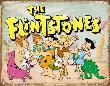 'Flintstones Family Retro' Tin Sign | AllPosters.com