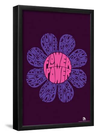 'Flower Power Text Poster' Poster | AllPosters.com