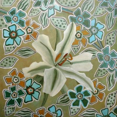 'Flower Tessellation' Giclee Print - Angeles M Pomata | AllPosters.com