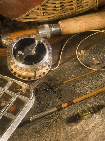 'Fly Fishing Equipment' Photographic Print - Tom Grill | AllPosters.com