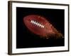 'Flying Rugby Ball Isolated on Black.' Photographic Print - Kesu01 ...