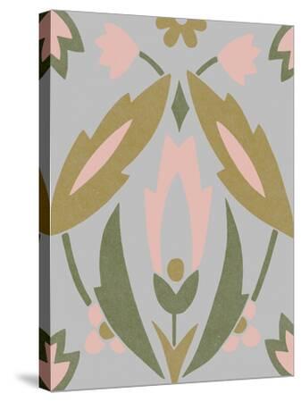'Flytende Blomster' Stretched Canvas Print - Kristine Hegre ...