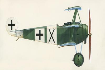 'Fokker Dr 1 Triplane' Giclee Print - English School | AllPosters.com