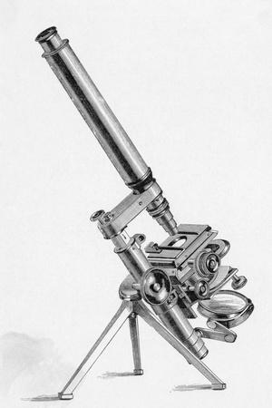 'Folding Microscope; Engraving' Giclee Print | AllPosters.com