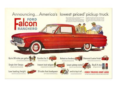 'Ford 1960 Falcon Ranchero' Posters | AllPosters.com