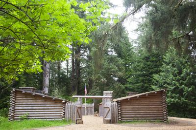 'Fort Clatsop, Lewis and Clark National Historic Park, Oregon, USA ...