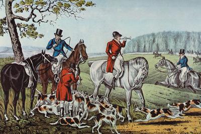 'Fox Hunt' Prints - Currier & Ives | AllPosters.com