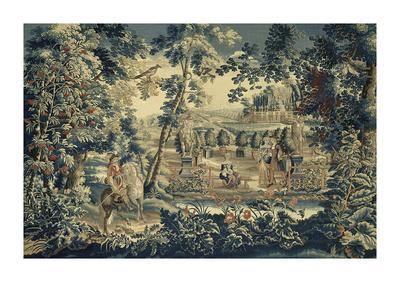 'Landscape with Gallant Rider' Premium Giclee Print - François Coppens ...