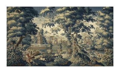 'Landscape with Seated Couple' Premium Giclee Print - François Coppens ...