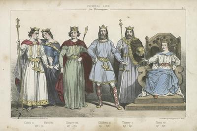 'Frankish Kings and Queens of the Merovingian Dynasty' Giclee Print ...