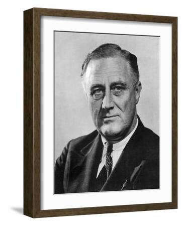 'Franklin Delano Roosevelt 32nd President of the USA in the Year of His ...