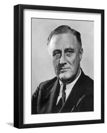 'Franklin Delano Roosevelt 32nd President of the USA in the Year of His ...