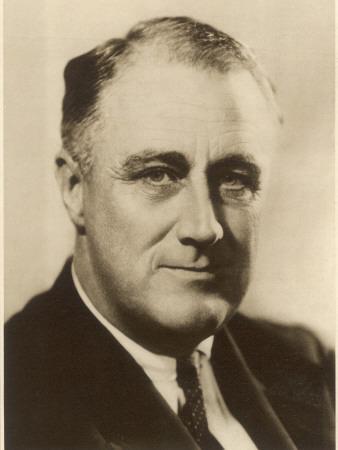 'Franklin Delano Roosevelt 32nd President of the USA' Photographic ...