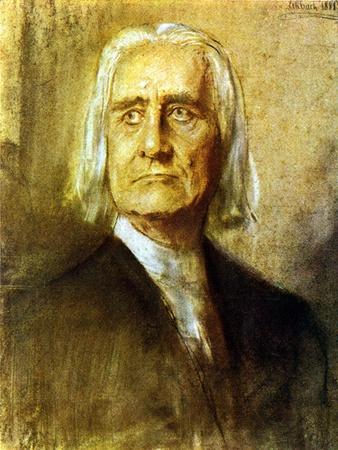 'Franz Liszt old portrait' Giclee Print - Franz Seraph von Lenbach ...