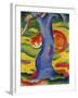 'Cat Behind a Tree, 1910/11' Giclee Print - Franz Marc | AllPosters.com