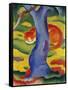 'Cat Behind a Tree, 1910/11' Giclee Print - Franz Marc | AllPosters.com