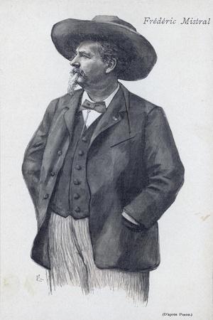 'Frederic Mistral Provencal Writer Nobel Prizewinner' Giclee Print ...