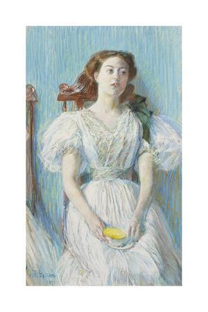 'Portrait of Ethel Moore, 1892' Premium Giclee Print - Frederick Childe ...