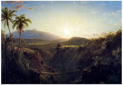 'Frederick Edwin Church Scene in the Andes Art Print Poster' Posters ...