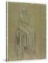'Study for Solitude, C.1890 (Chalk on Paper)' Giclee Print - Frederick ...