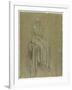 'Study for Solitude, C.1890 (Chalk on Paper)' Giclee Print - Frederick ...