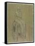 'Study for Solitude, C.1890 (Chalk on Paper)' Giclee Print - Frederick ...