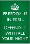 'Freedom is in Peril, Defend It With All Your Might (Motivational ...