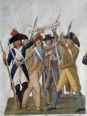'French Citizens Fighting for Freedom or Death in the French Revolution ...