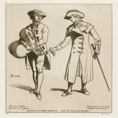 French Dandies, 1778-79 Giclee Print | AllPosters.com