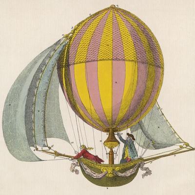 'French Project for a Dirigible Balloon: by an Unidentified Inventor ...