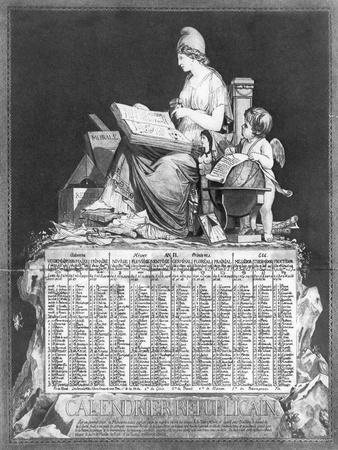 'French Republican Calendar' Giclee Print | AllPosters.com