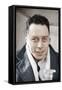 French Writer Albert Camus in Paris 1945 (Cafe Les Deux Magots ...