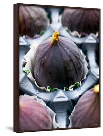 'Fresh Figs in Paper Cases in Cardboard Packaging' Photographic Print ...