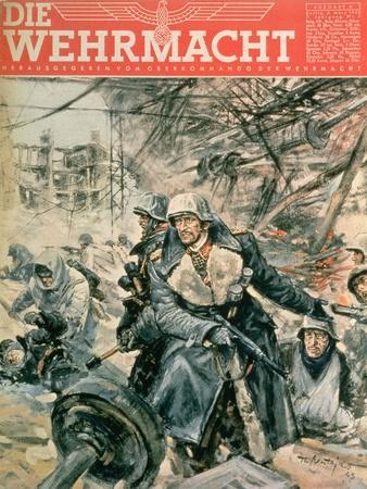 'Front Cover of 'Die Wehrmacht', March 1943' Giclee Print | AllPosters.com
