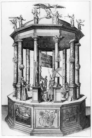 'Frontispiece to 'The Rudolphine Tables' compiled by Johannes Kepler ...