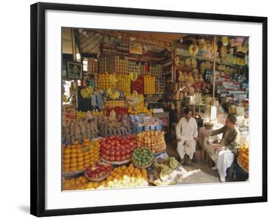 'Fruit and Basketware Stalls in the Market, Karachi, Pakistan ...