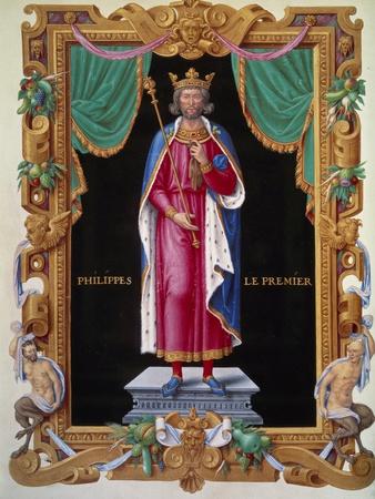 'Full-Length Portrait of King Philip I of France, by Jean Du Till ...